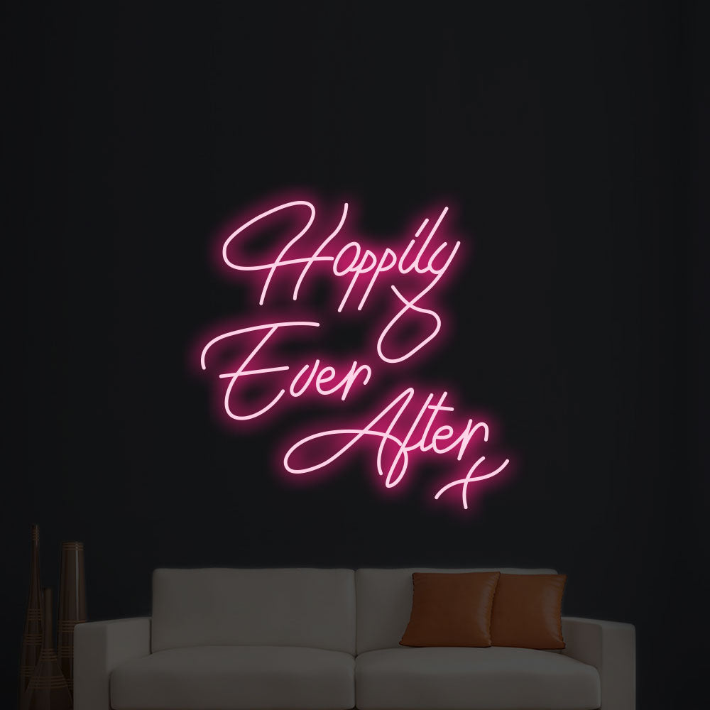 Happily ever after X LED Neon Sign – Rainbow Neon Sign
