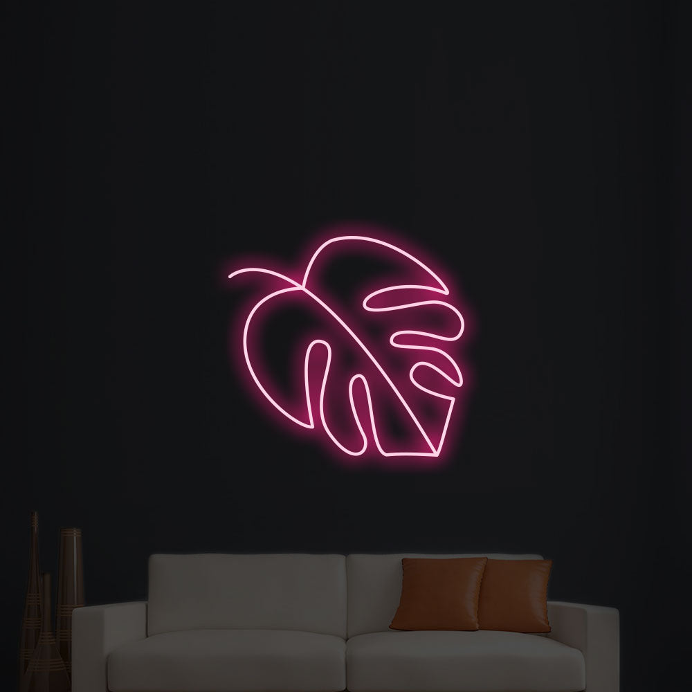 Monstera leaf LED Neon Sign – Rainbow Neon Sign