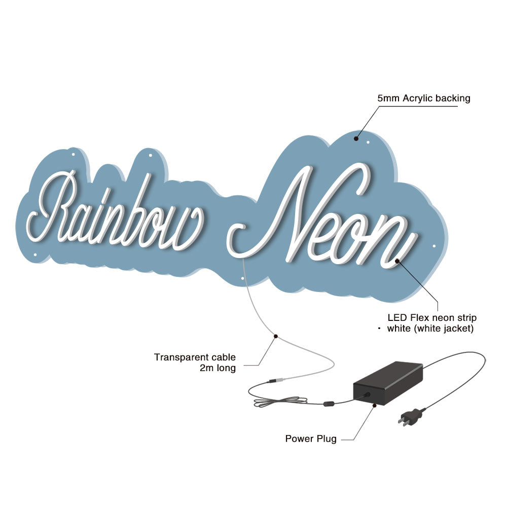 Custom neon sign - Create your own neon sign - Free shipping & Dimmer ...